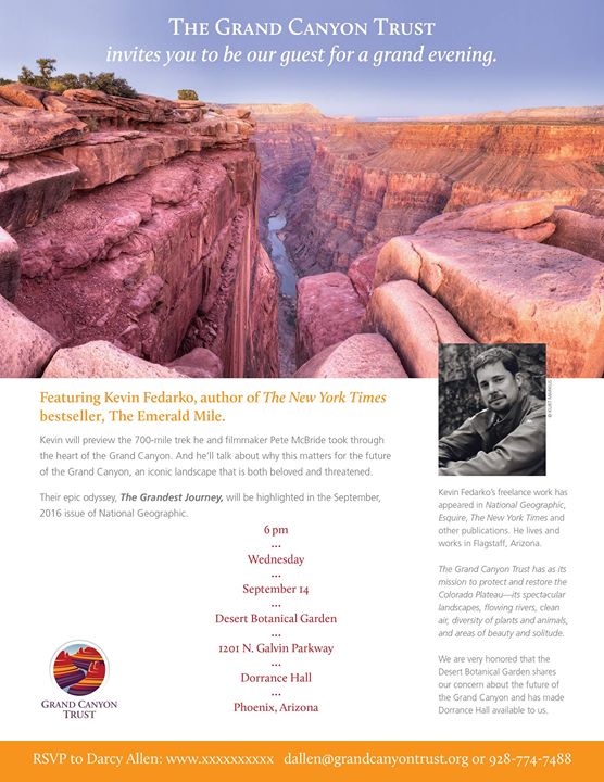 The Grandest Journey with Kevin Fedarko - Save the Confluence